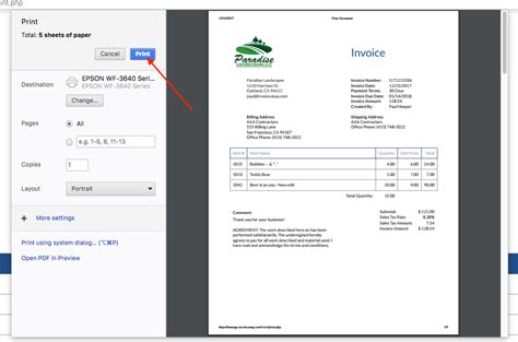 Web Dashboard Print Multiple Invoices InvoiceASAP Support