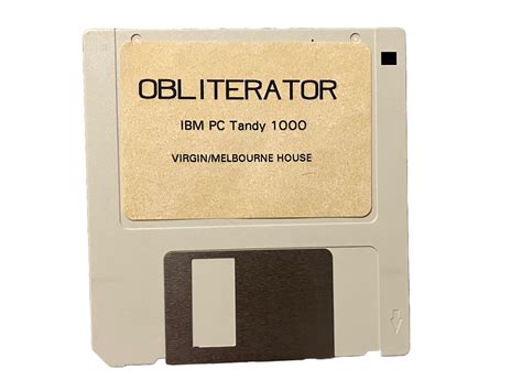 Obliterator Vintage Pc Ms Dos Floppy Puzzles Ltd