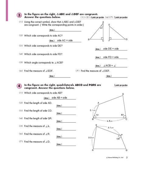 Geometry Grades 6 8 Kumon Publishing