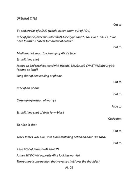 Film Script 2 Docx Movies Entertainment