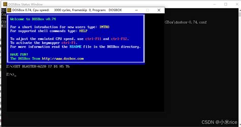 dosbox安装及使用详解 dosbbox怎么改c盘 csdn博客