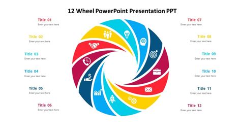 12 Wheel Powerpoint Presentation Ppt Pptuniverse