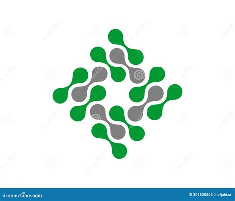Tech Square Logo Symbol Template Stock Vector Illustration Of Square