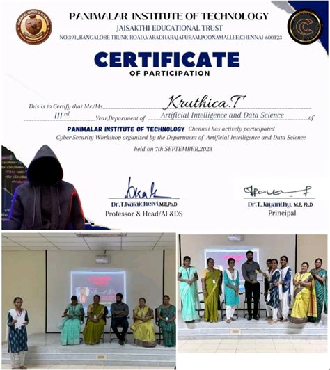 Kruthica T On Linkedin Cybersecurity Professionaldevelopment Certification