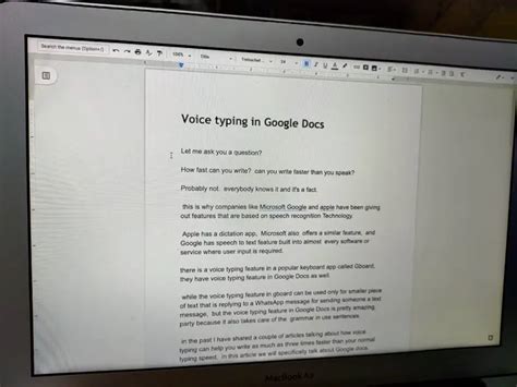 Be More Productive With Voice Typing Feature In Google Docs