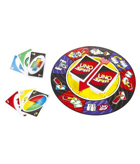 Mattel Uno Spin Card Game J3719 Buy Mattel Uno Spin Card Game J3719 Online At Low Price Snapdeal