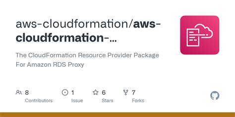 Github Aws Cloudformationaws Cloudformation Resource Providers Rds