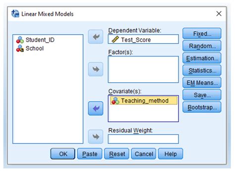 Linear Mixed Models In Spss