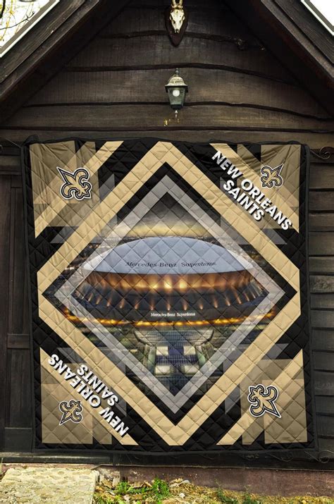 Pro New Orleans Saints Stadium Quilt For Fan Vota Color