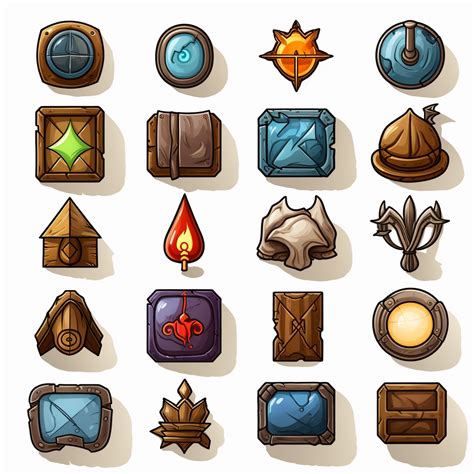 Rpg Icons By Gameassetcollector