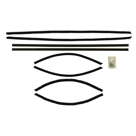 1968 1969 Ford Torino Fastback 8 Pc Window Felt Kit W Molding Pui