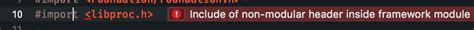 Macos How Do I Use Libproch In A Modular Swift Framework Stack