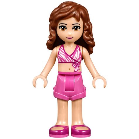Lego Olivia With Pink Swimsuit Top Brick Owl Lego Marketplace