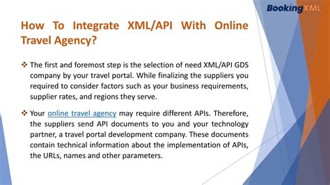 Ppt Travel Xml Api Integration Powerpoint Presentation Free Download Id12119759