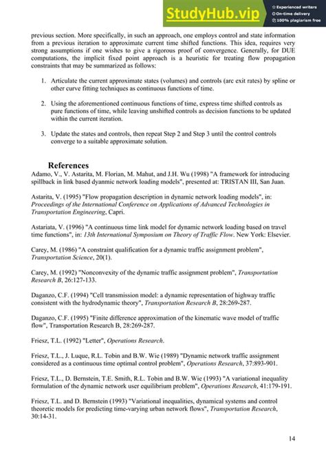 Analytical Dynamic Traffic Assignment Models Pdf