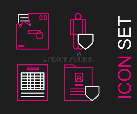 Set Line Document With Shield Report File Document Life Insurance And