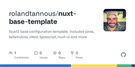 Github Rolandtannousnuxt Base Template Nuxt3 Base Configuration
