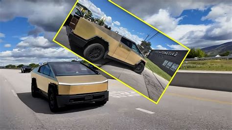 The Karat Gold Plated Tesla Cybertruck Is Real It S A World First Autoevolution