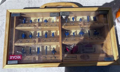 Ryobi Router Bit Set In Case Un Used EstateSales Org