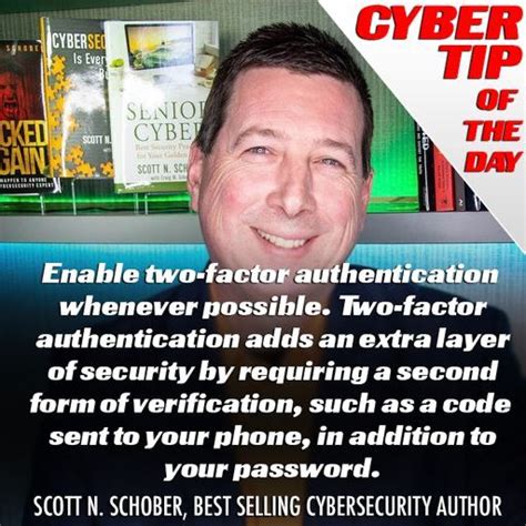 Scott Schober On Linkedin 2fa Multifactor Authentication Security Cybersecurity Password