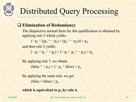 Lec 7 Query Processing