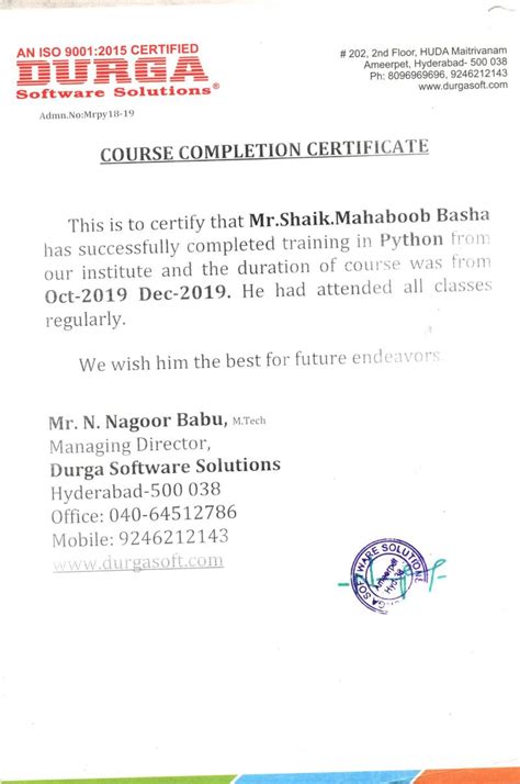 basha mahaboob on linkedin course successfully completed searching for job