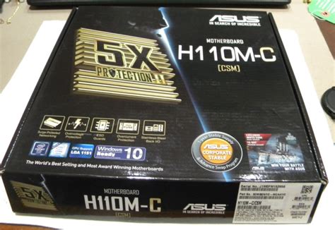 Lot - ASUS H110M-C Motherboard (CSM)