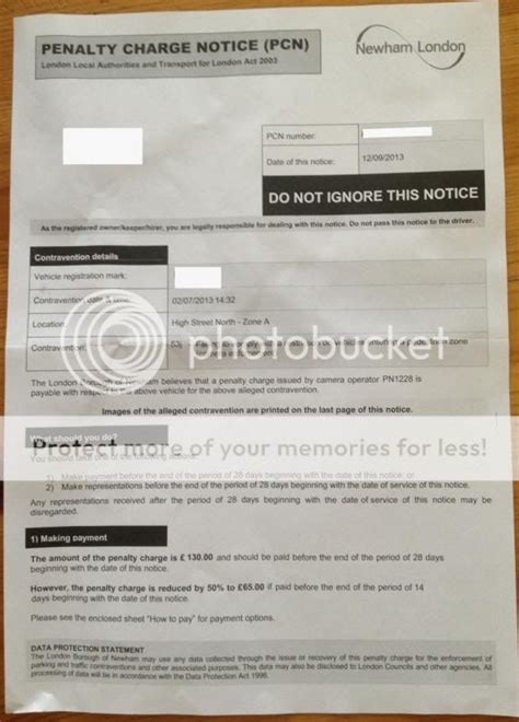 Contravention Code 53j Need To Appeal Newham Council Local