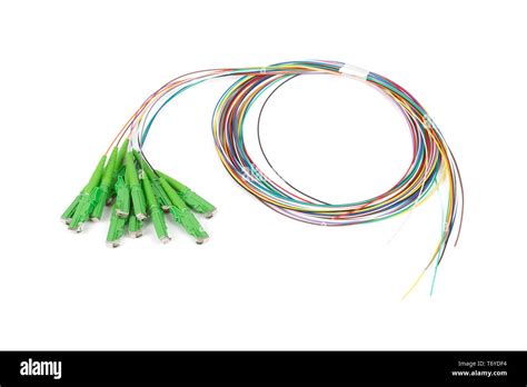 Fiber Optic Single Mode Hybrid Patch Cord Stock Photo Alamy
