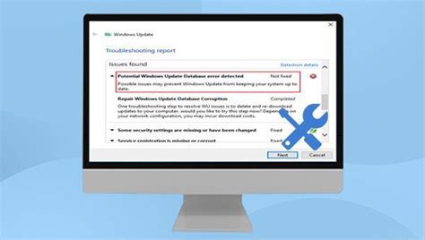 how to fix the potential windows database error detected error