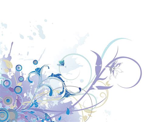 꽃 배경 벡터 Eps Ai Uidownload