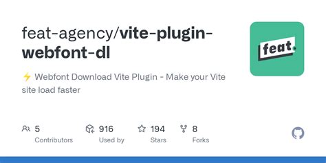 Github Feat Agencyvite Plugin Webfont Dl ⚡ Webfont Download Vite
