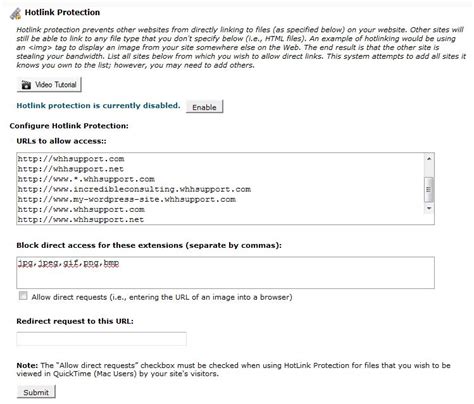 How To Enable Hotlink Protection Web Hosting Hub