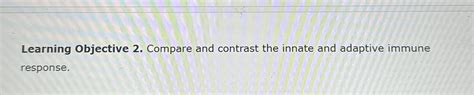 solved learning objective 2 ﻿compare and contrast the
