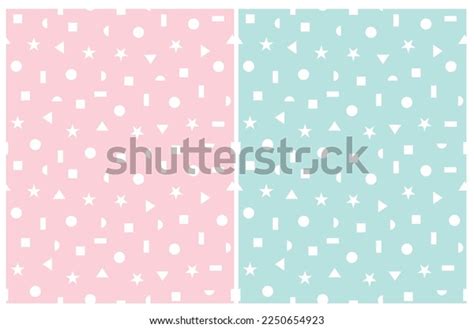 Simple Geometric Seamless Vector Pattern White Stock Vector Royalty Free 2250654923 Shutterstock