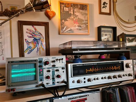 Added An Oscilloscope To My Setup No Luck Playing Any Actual Oscilloscope Music Yet But The