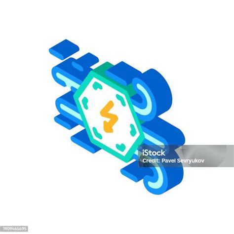 에너지 바람 터빈 아이소 메트릭 아이콘 벡터 일러스트 레이 션 녹색 기술에 대한 스톡 벡터 아트 및 기타 이미지 녹색 기술 농장 등측투영법 Istock