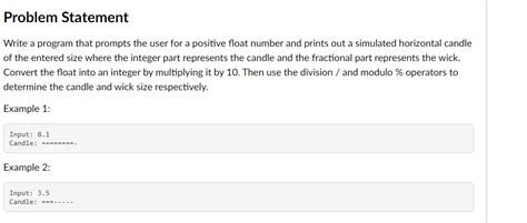 Solved Problem Statement Write A Program That Prompts The