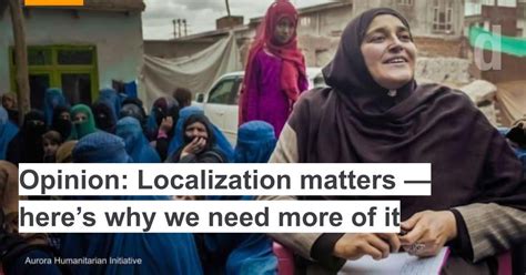 Devex On Linkedin Opinion Localization Matters — Heres Why We Need More Of It