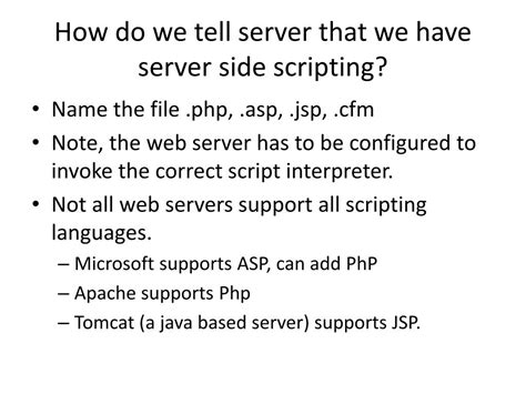 ppt server side scripting powerpoint presentation free download id