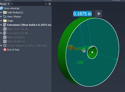 Solved Inventor A Way To Modify Solid Dimension Without Sketch Mode Autodesk Community