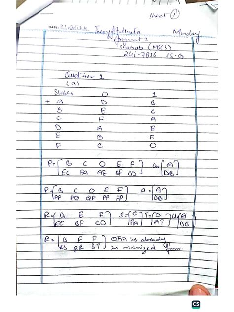 Automata Assignment 24i 7836 Pdf