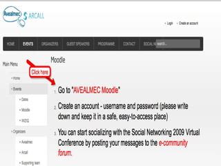Social Networking Moodle Tutorial PPT