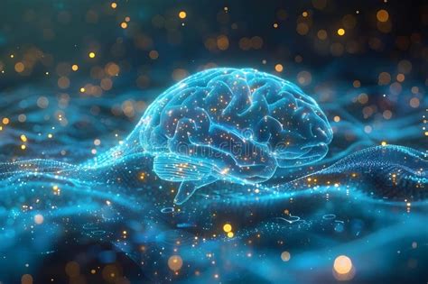 Synaptic Energy Flows Brainwaves And Neural Impulses Concept Brainwaves Neural Impulses