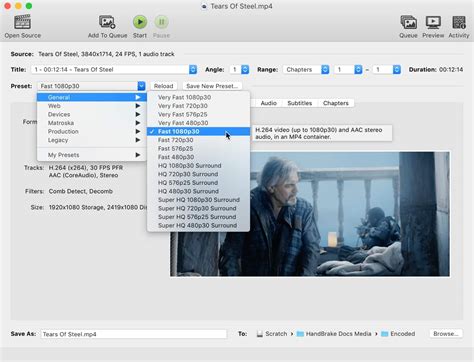 Handbrake Open Source Video Transcoder ILounge