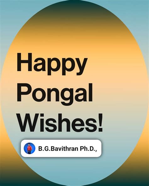 B G Bavithran Ph D Posted On Linkedin