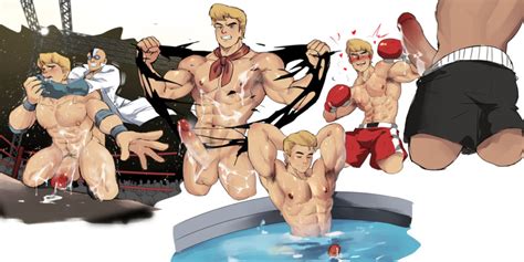 Rule 34 Abs Anal Anal Sex Armpit Hair Arms Behind Head Athlete Audience Bara Biceps Blonde
