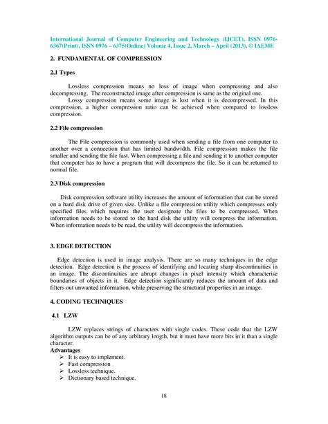 A High Performance Novel Image Compression Technique Using Huffman Coding Pdf