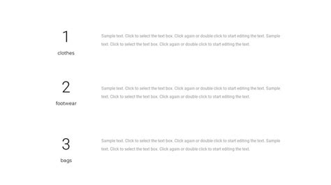 three text blocks html template by nicepage