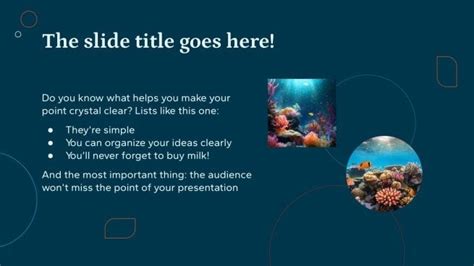 Underwater Life Google Slides And PowerPoint